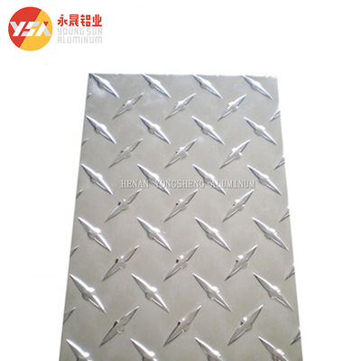 6.5mm Aluminum Checkered Plate 5 Bar Diamond Plate Sheets