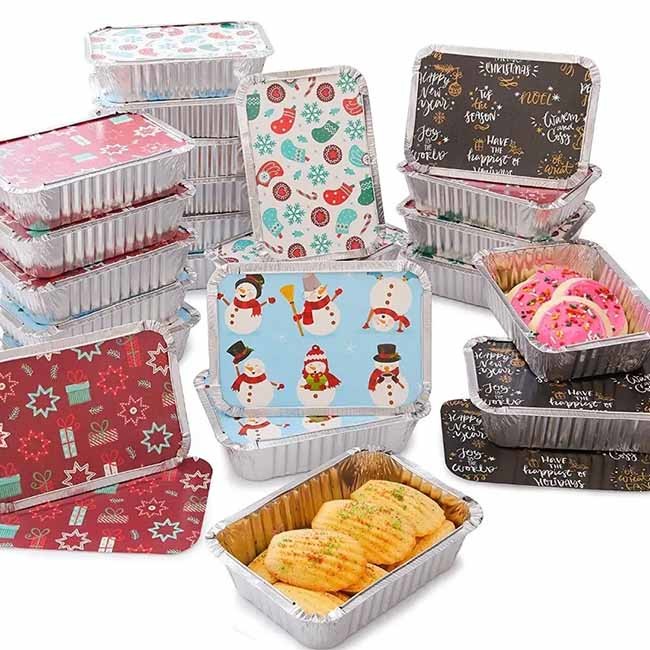200 + Sizes Aluminum Foil Food Packaging Storage Container Aluminium ...