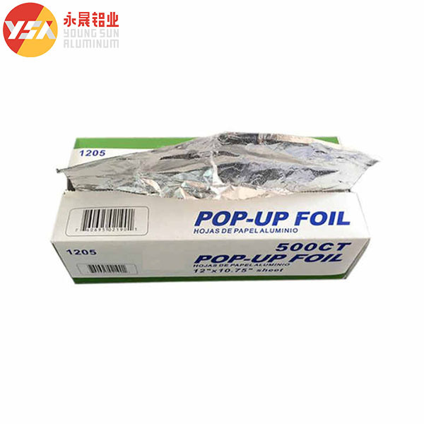 Pop-Up Aluminum Foil Sheets for Food Packing - 200/500 Sheets