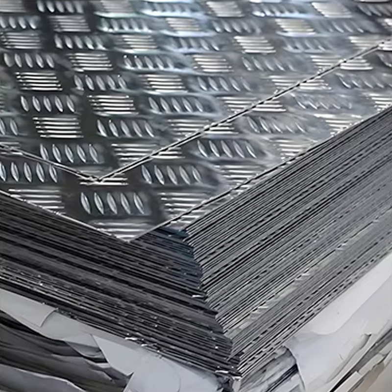 5.0mm-6.5mm Aluminum Checkered Plate 5754 H32 Diamond Sheet
