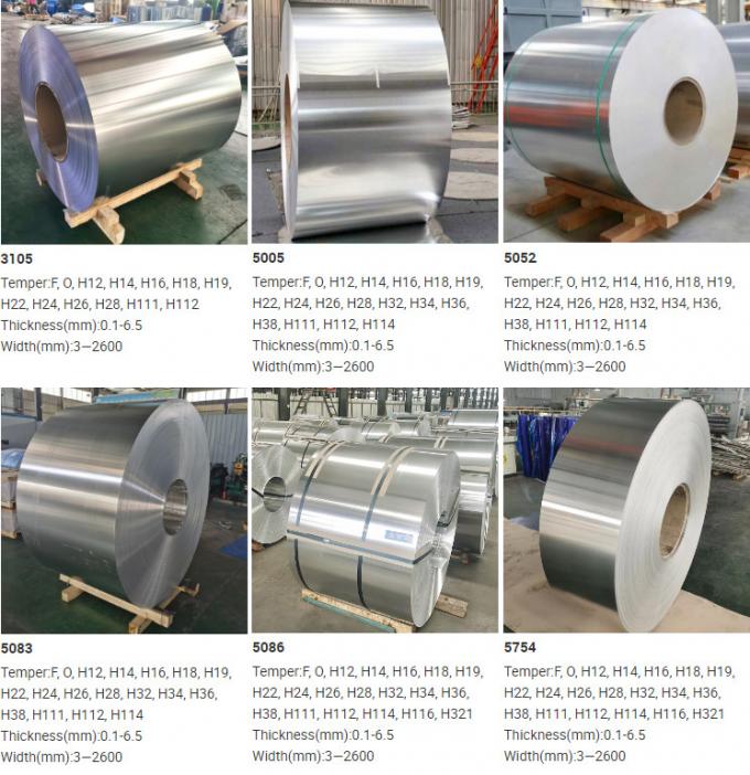 5052 H32 Aluminum Coils - 3003 & 1060 Alloy Gutter Rolls